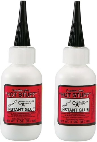 Hot Stuff Thin Instant CA Glue, 2oz HS-4 (Pack of 2) | eBay