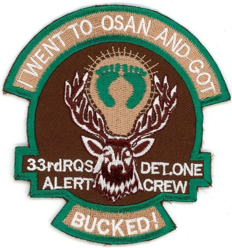 US Air Force Patch: 33rd Rescue Squadron Detachment 1 (Korean-made) | eBay