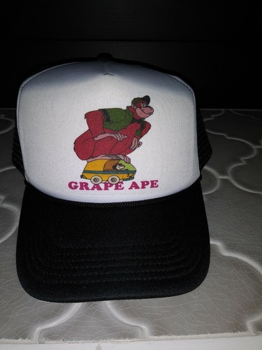 Trucker Hat Vintage 1999 Snapback Hanna Barbera’s Grape Ape collectable ...