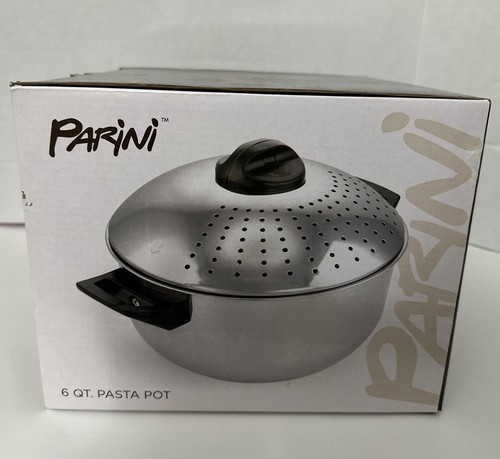 6 QT Stainless Steel Pasta Pot With Lid by PARINI - BRAND for sale ...