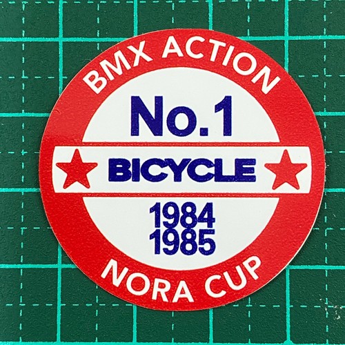 old school bmx decals stickers 1984 1985 nora cup printed on white | eBay