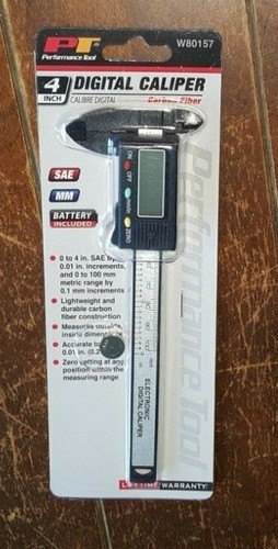 4" Digital Caliper Lightweight & Carbon Fiber Construction *SAE ...