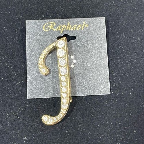 New Raphael Pretty J Initial Letter Pin | eBay