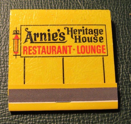 Matchbook - Arnie's Heritage House Restaurant Brighton Colorado FULL 30 ...