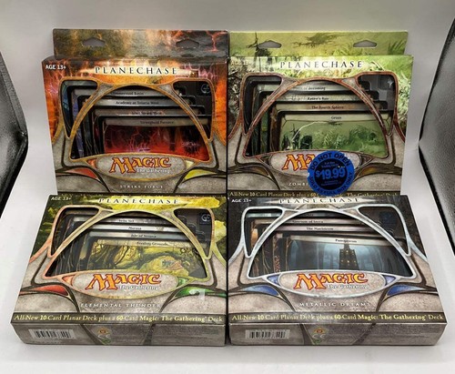 Magic the Gathering: 2009 Planechase Set of 4 Decks *See Pictures for ...