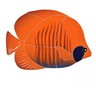 Mosaic Tiger Tang Fish Blue for Swimming Pool or Wall, Frostproof, Free ...