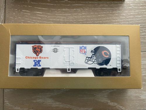 1991 ORIGINAL MANTUA NFL SUPER BOWL EXPRESS BOX CAR H.O. GUAGE CHICAGO ...