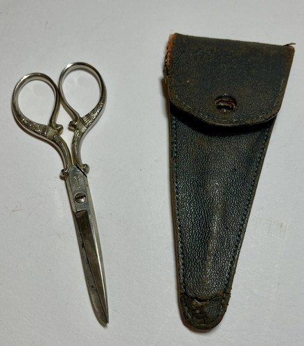 Vintage Clauss USA Steel Decorative Embroidery Scissors with case | eBay