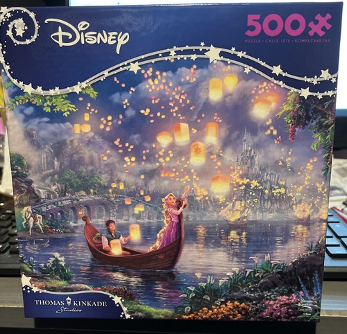 Thomas Kinkade Disney's Tangled 500 Piece Puzzle NEW | eBay