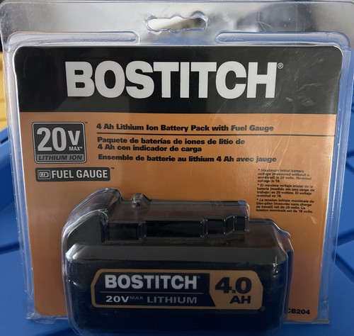 Bostitch 4.0Ah BCB204 20v MAX Lithium Ion Battery New Genuine OEM ...