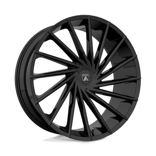 Set of 4 Asanti Black ABL-18 MATAR Wheels 22X9 5X4.5/5.0 GLOSS BLACK ...