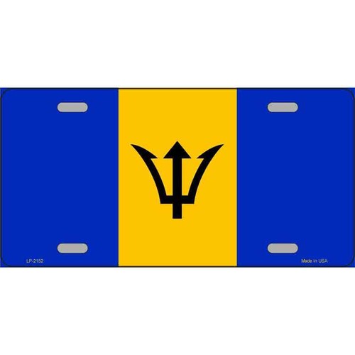 Barbados Flag Metal Novelty License Plate Tag LP-2152 | eBay