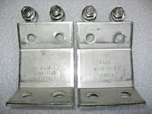 Set of 2) Cooper B-Line Heavy Duty 4-Bolt Cable Tray Hold Down Bracket ...