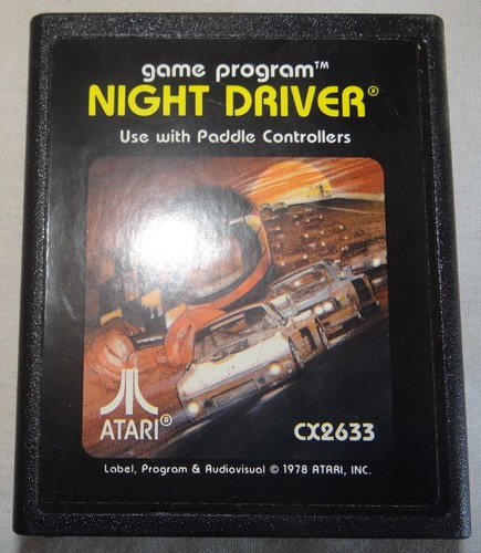 Atari 2600 Night Driver 1978 | eBay