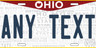 PERSONALIZED CUSTOM OHIO VANITY LICENSE PLATE AUTO TAG | eBay