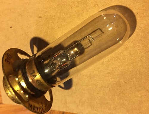 1A 6V G-E MAZDA LAMPS CODE 1A/T5/7 - 6 VOLT SOUND REPRODUCER LAMP BULB ...
