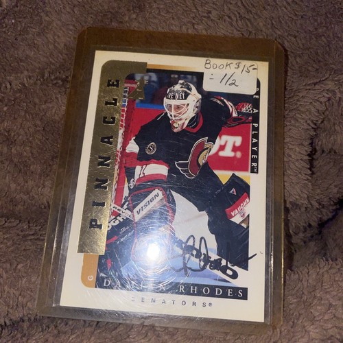 DAMIAN RHODES 1996-97 Pinnacle Be A Player AUTO Washington Senators | eBay