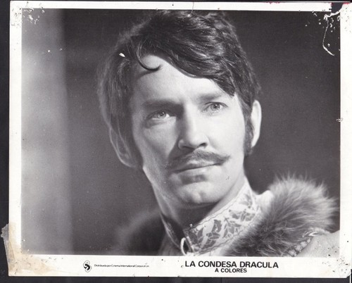 Sandor Elès face closeup in Countess Dracula 1971 movie photo 49840 | eBay