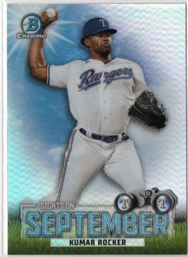 Kumar Rocker 2023 Bowman Chrome Sights On September Prospect Insert # ...