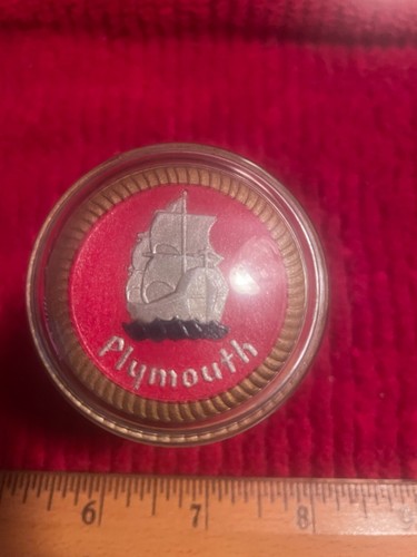 NOS VINTAGE PLYMOUTH CREST L0GO SANTAY "NECKER" Knob | eBay