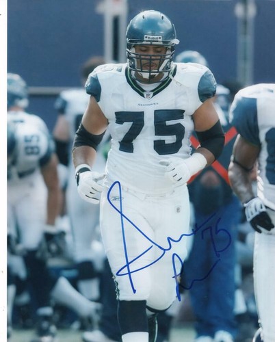 SEAN LOCKLEAR SEATTLE SEAHAWKS SIGNED AUTOGRAPHED 8X10 PHOTO W/ COA | eBay