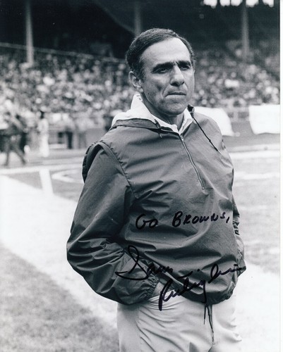 Sam Rutigliano #0 8x10 Signed Photo w/ COA Cleveland Browns | eBay