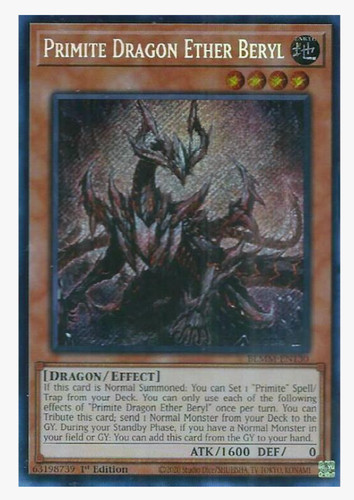 Primite Dragon Ether Beryl BLMM-EN130 1st Edition Secret Yugioh NM | eBay