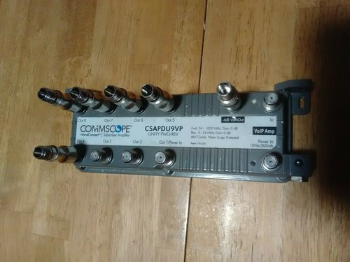 CommScope HomeConnect csapdudvp 8 port Out CATV Cable Signal Amplifier ...
