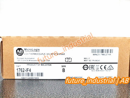 1762-IF4 /B MicroLogix 4 Point Analog Input Module A B New Factory ...
