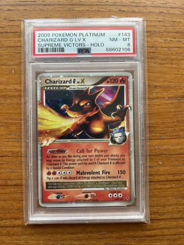 2009 Pokémon Platinum Charizard G LV.X Supreme Victors Holo PSA 8 | eBay