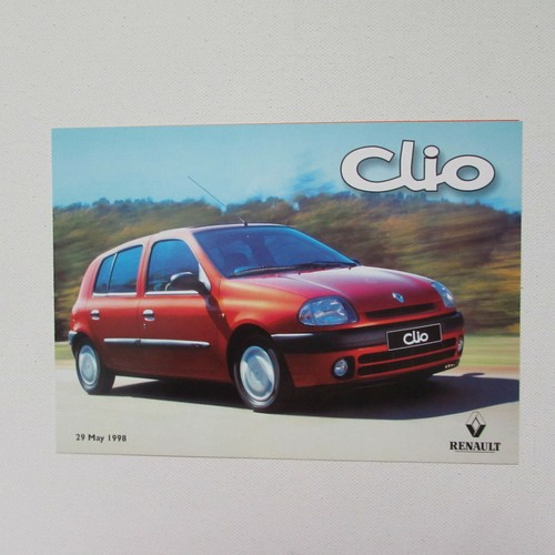 Renault Clio Folder incl. Spec Sheet, Price List & What The Papers Say ...