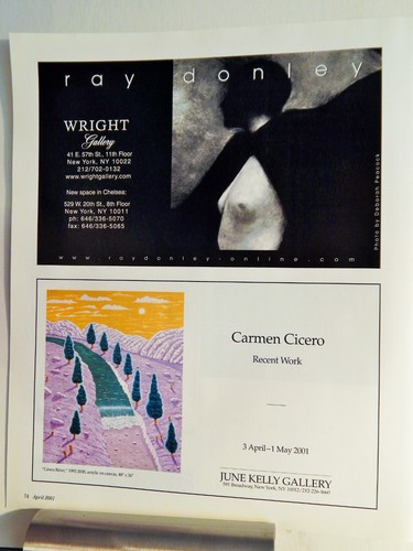 RAY DONLEY ART PIECE VTG ORIG 2001 ADVERTISEMENT | eBay