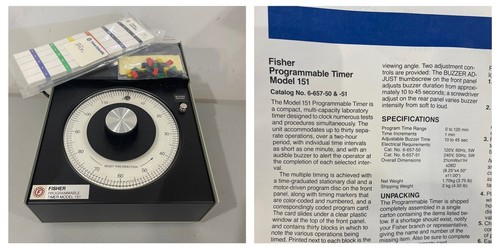 Fisher Programmable Timer Model 151 | eBay