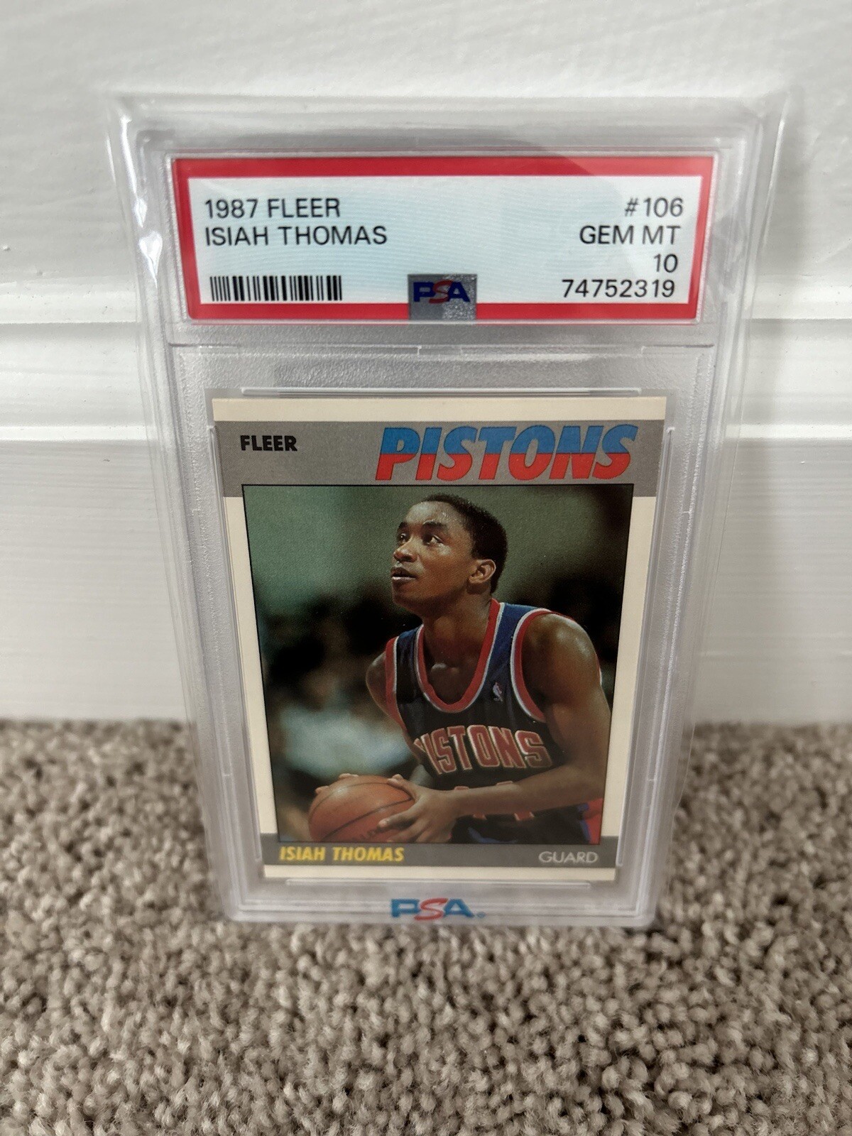 Isiah Thomas 1987 Fleer #106 Base PSA 10 Price Guide - Sports Card Investor