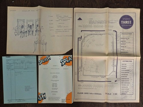 Splash Kids TV Series 1985 ITV Production Photos Plans Photos Notes Etc ...