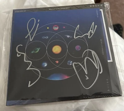 Coldplay Music Of The Spheres Signed CD | Grelly UK