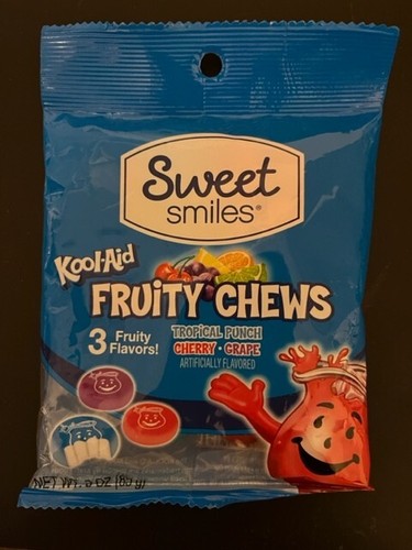 Kool-Aid FRUITY CHEWS Fruit Chewy Candy/Candies- 4 BAGS- *3 FRUITY ...