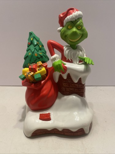 Dr Seuss How The Grinch Stole Christmas Radio Shack Coin Bank Animated ...