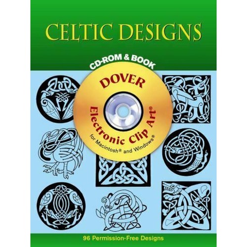Dover Electronic Clip Art: Celtic Designs (1997, Paperback, CD-ROM) | eBay