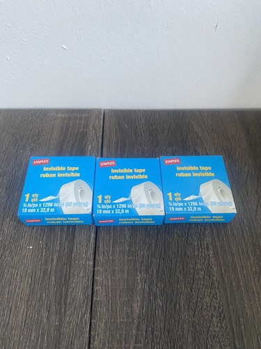 X3 staples invisible tape ruban invisible Tapes | eBay