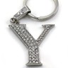 Clear Name Alphabet Initial Letter A-Z Car Keychain Key Ring Wedding ...