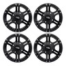 14" RockTrix RT104 14x7 ATV Wheels (4x110 74mm Bore 5+2 Offset) for IRS ...
