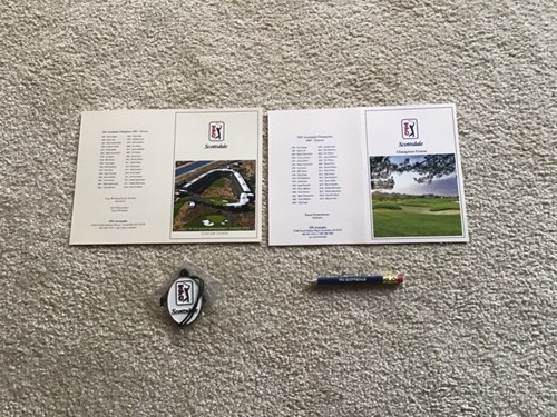 TPC - SCOTTSDALE, AZ White Metal Bag Tag, Scorecards - Stadium and ...