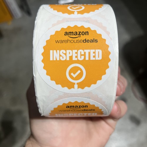Amazon Inspected Stickers 2x 350 Labels | eBay