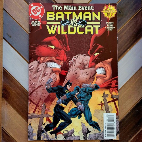 BATMAN vs WILDCAT #3 (DC Comics, 1997) "The Main Event: Round 3 of 3 ...