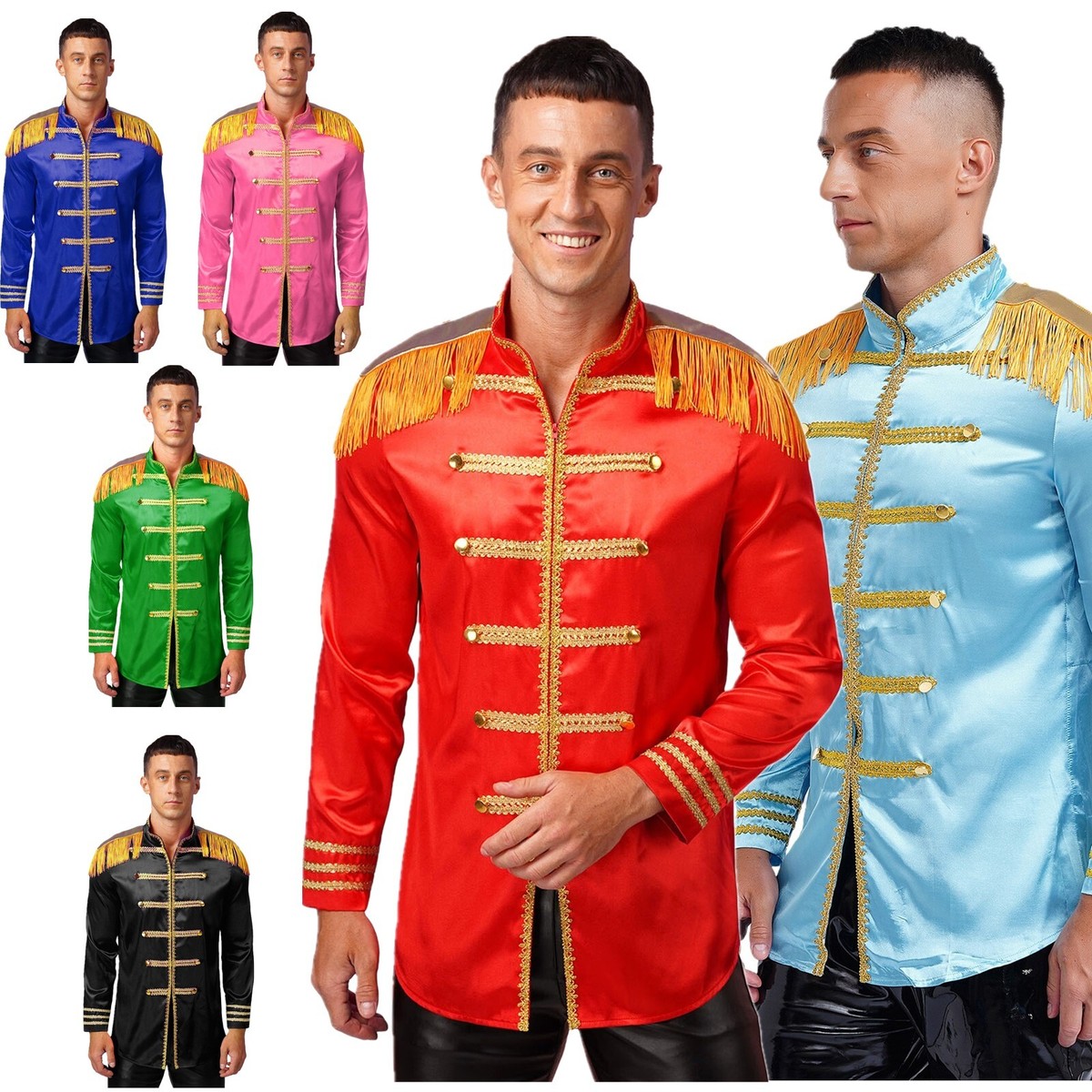 Sergeant Short Pants Costume Costume-Sgt Pepper Costume-1960s Mens ...