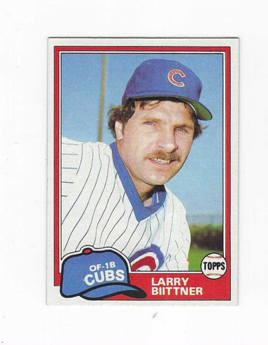 1981 TOPPS LARRY BITTNER #718 CHICAGO CUBS | eBay