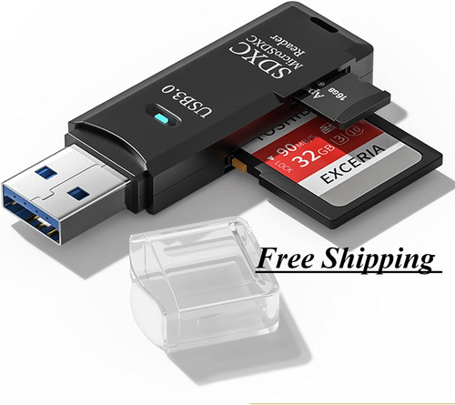 USB 3.0 SD Card Reader for PC Micro SD Card to USB Adapter for Camera ...