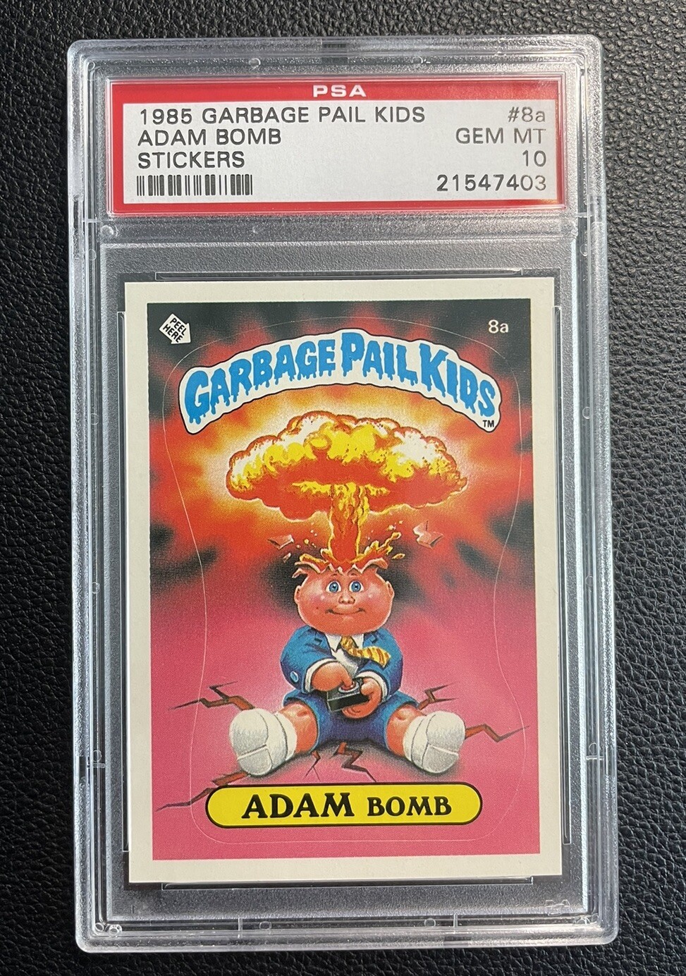 Adam Bomb 1985 Garbage Pail Kids #8 Sticker Price Guide - Sports Card ...