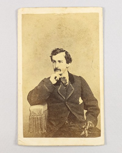 1860s John Wilkes Booth Antique CDV Photograph – Abraham Lincoln ...
